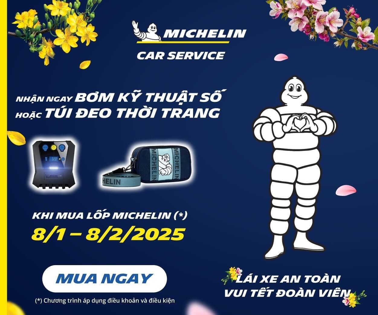 Chương trình khuyến mại Michelin Car Service