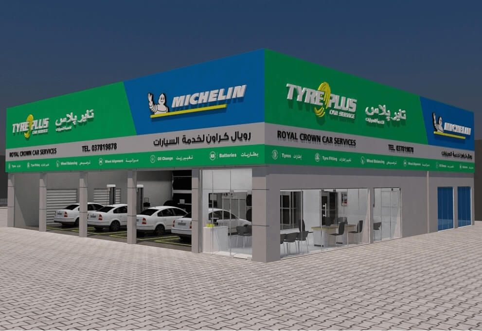 Tyre Shop in Al Ain | TYREPLUS Royal Crown Car Services