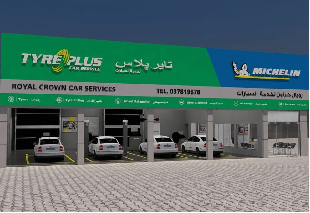 Tyre Shop in Al Ain | TYREPLUS Royal Crown Car Services