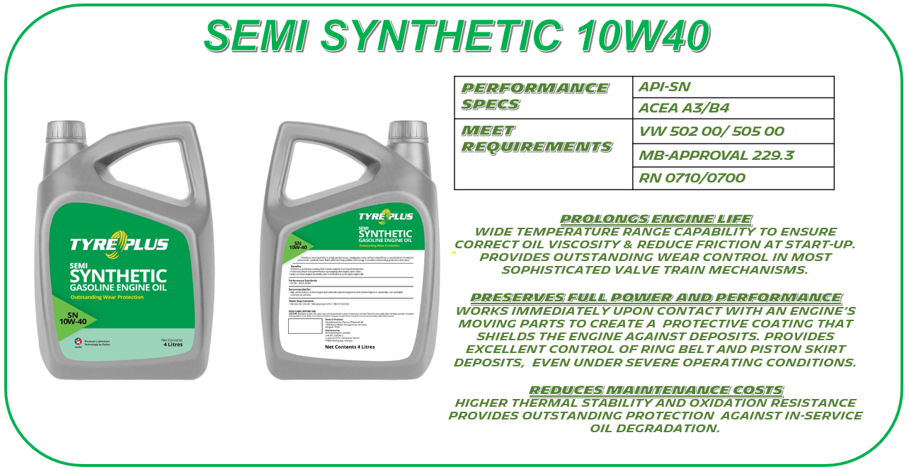 TYREPLUS Malaysia Engine Oil | House Brand for Reliable Protection